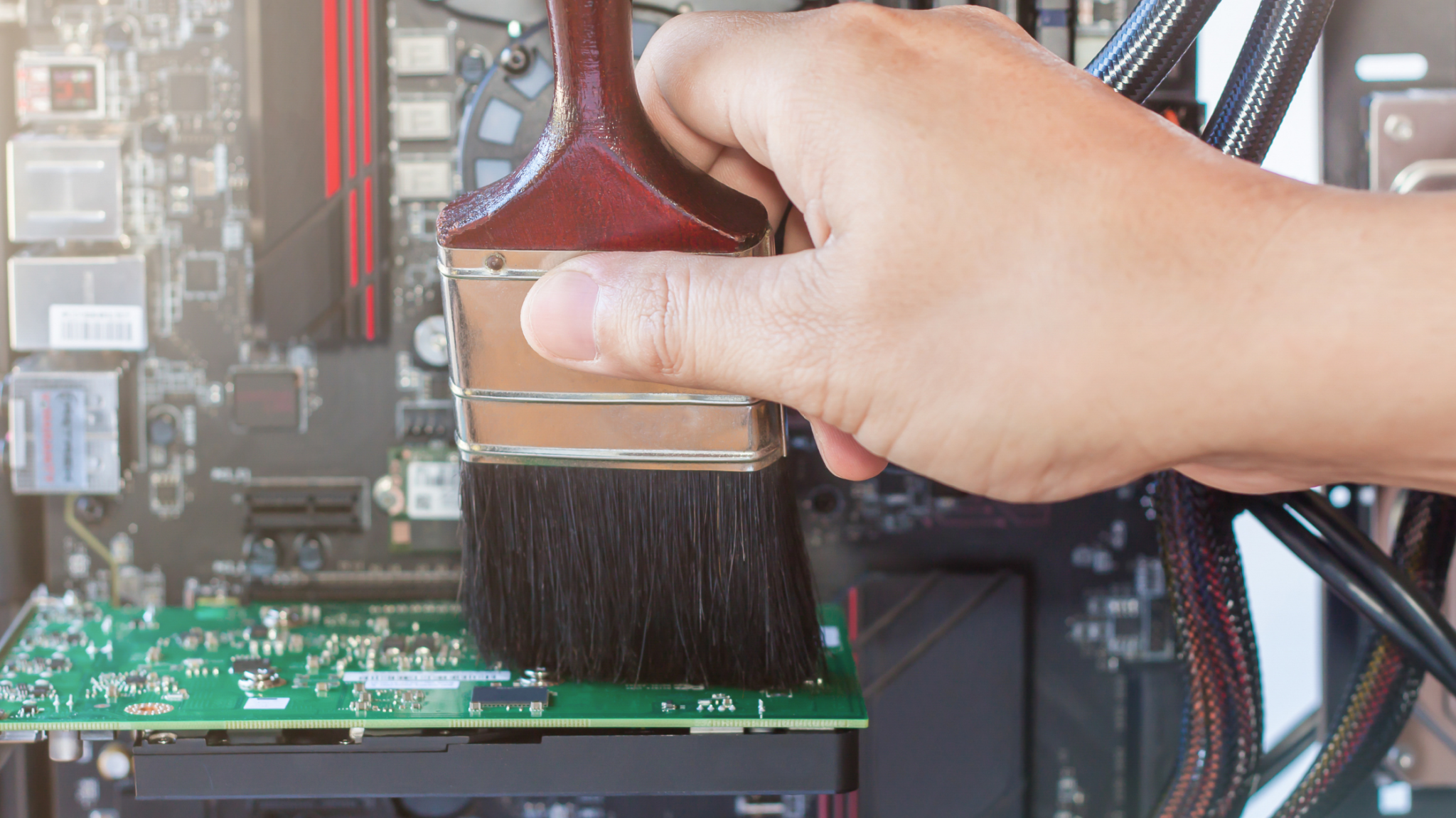How to clean dust from a PC without compressed air - The Pine Street